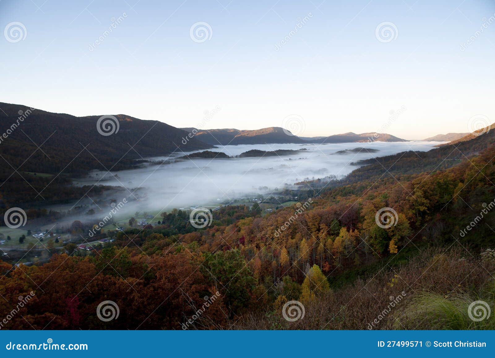 Big Stone Overlook stock image. Image of mountain, autumn - 27499571