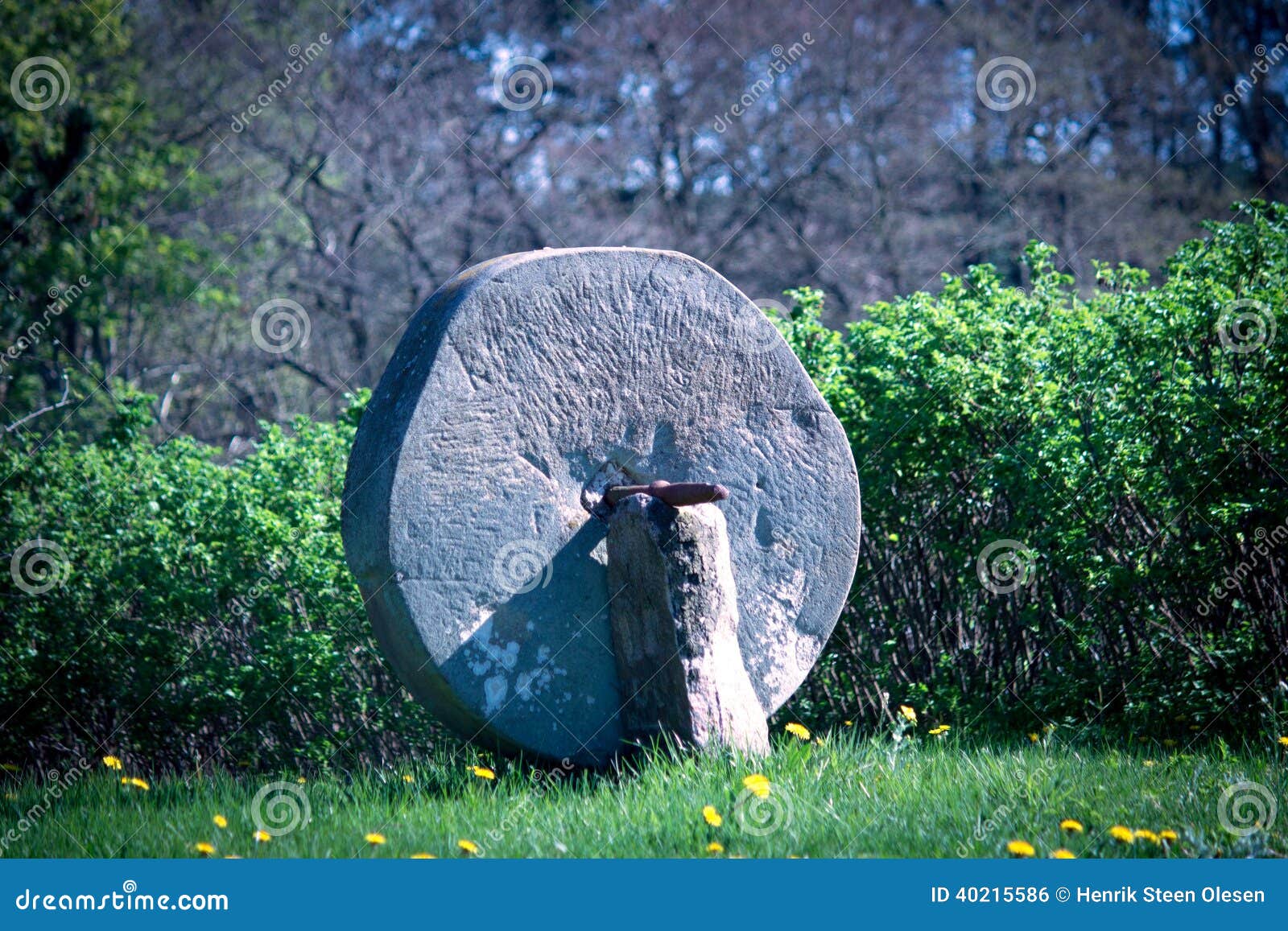 Big Round Stone Whit Marks Stock Photos - Free & Royalty-Free Stock ...