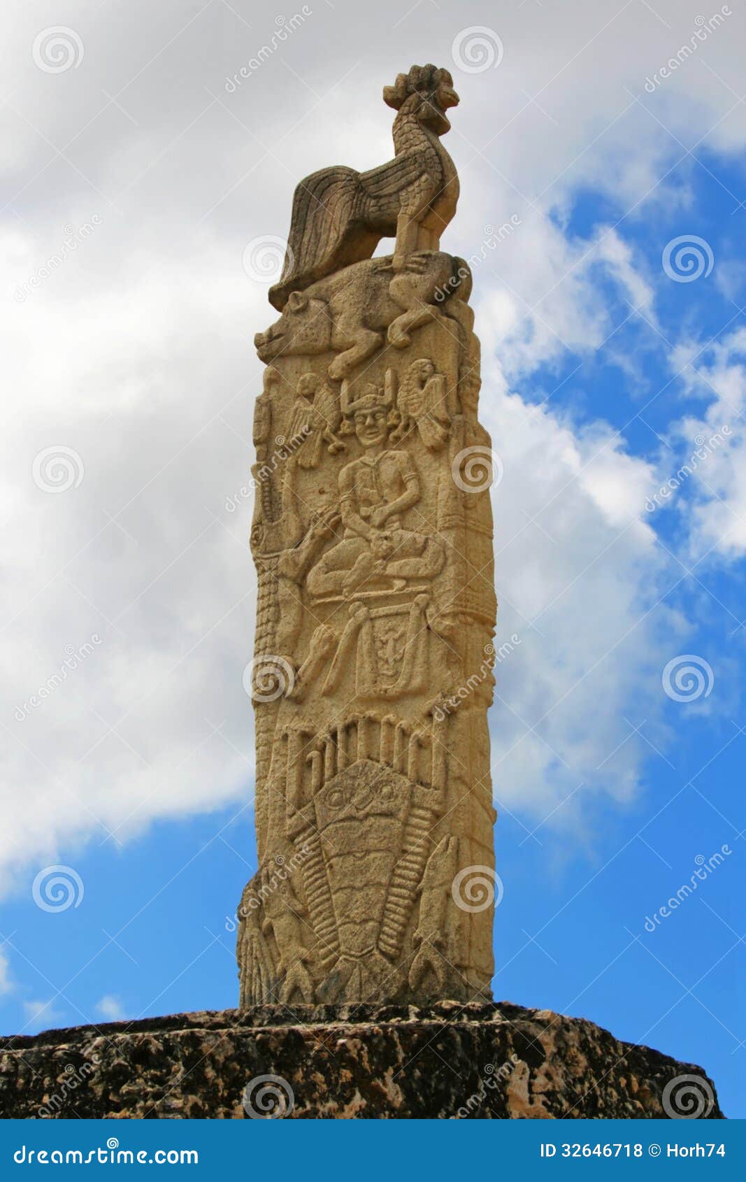 Big Stone-slab tomb. stock photo. Image of building, sumbanese - 32646718