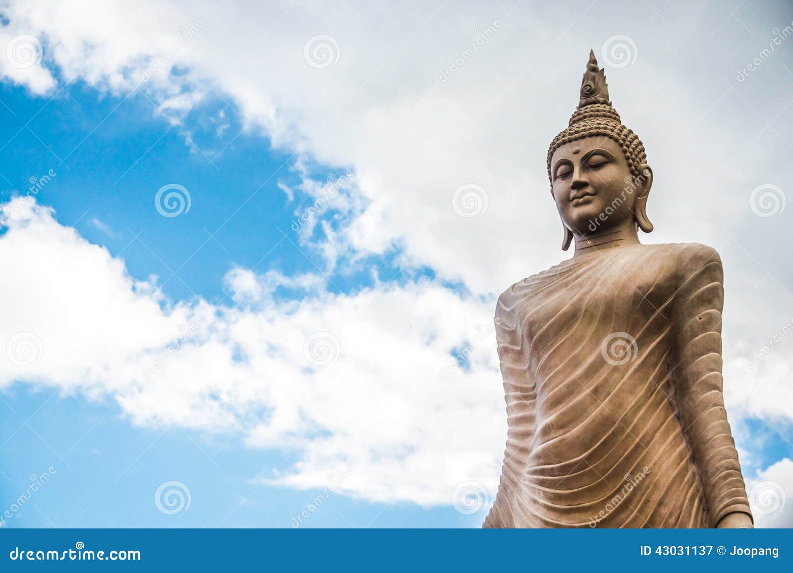 Big Stone Statue of Buddha stock image. Image of hong - 43031137