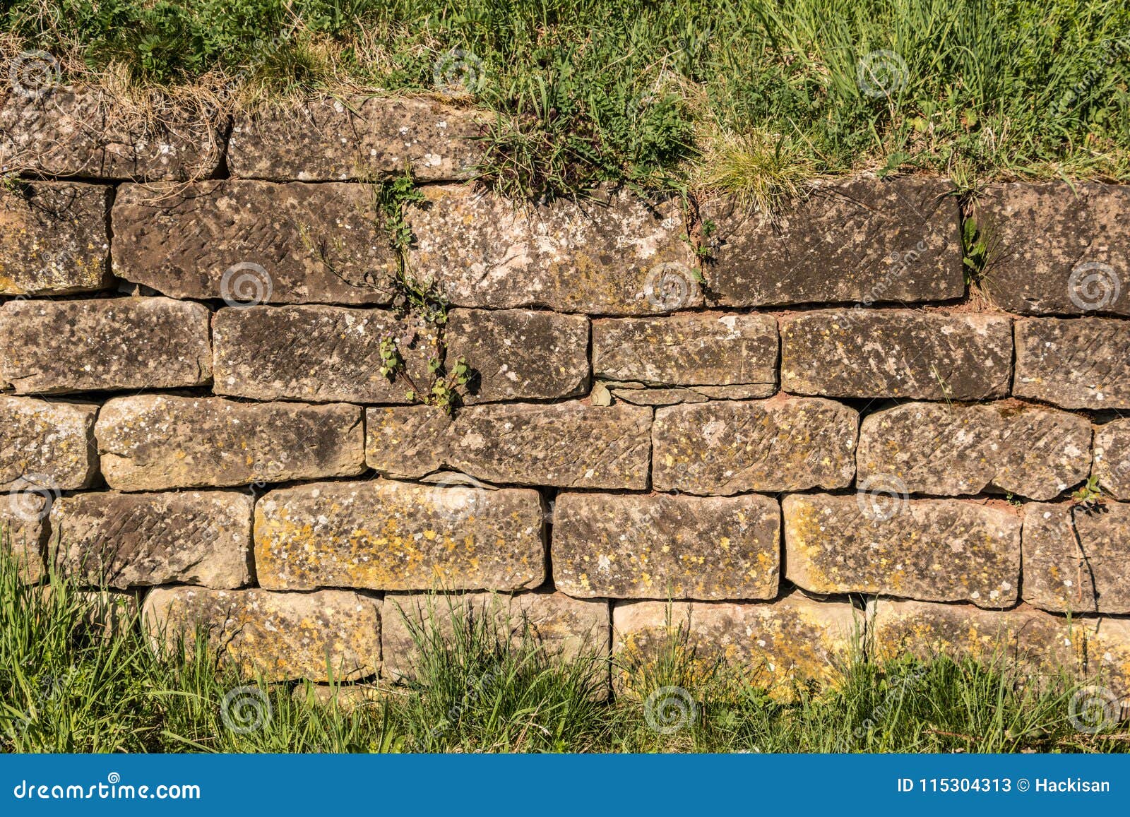 Big Stone Wall in the Garden Stock Image - Image of stone, safeguard ...
