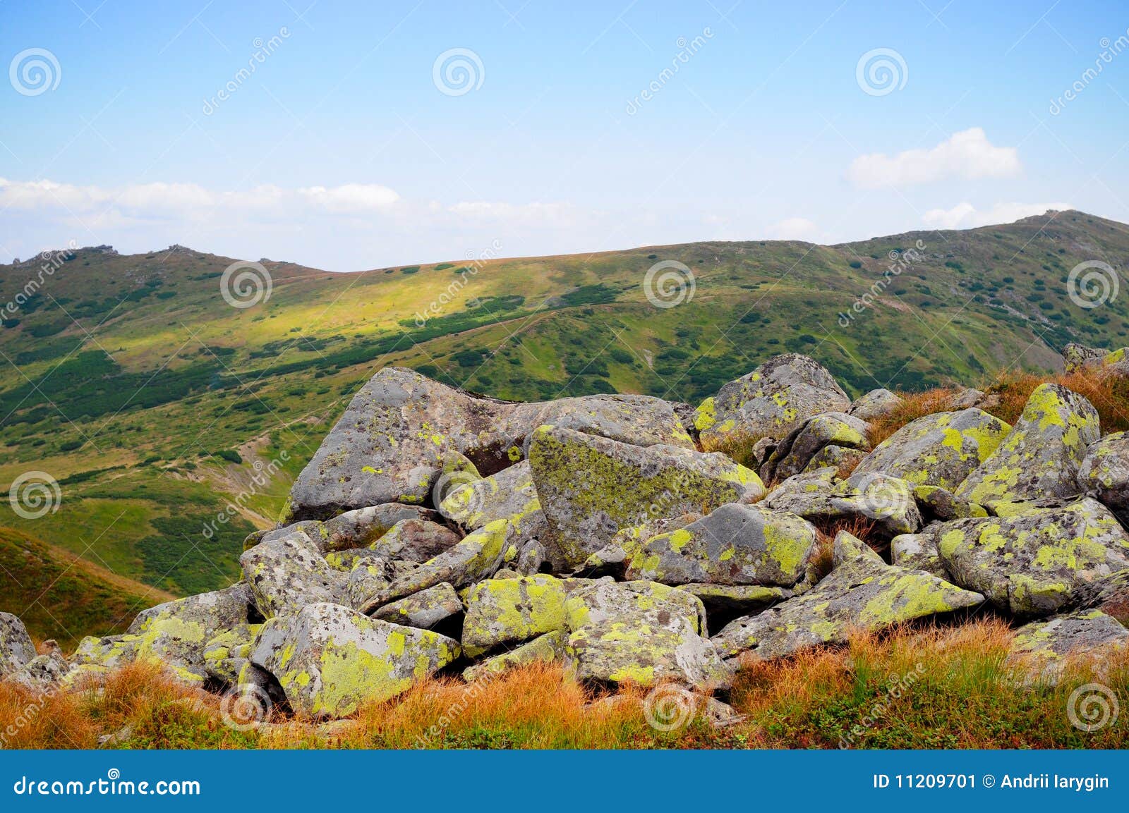Big stones stock image. Image of north, landscape, grass - 11209701