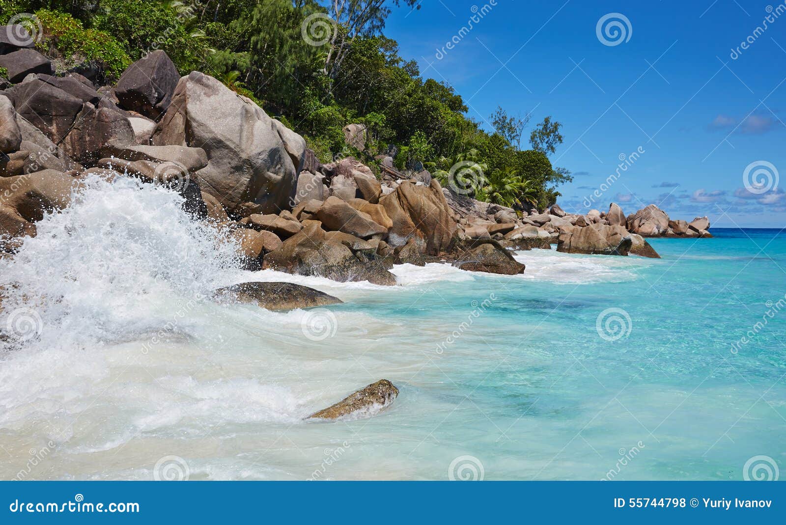 Big stones on the beach stock photo. Image of nature - 55744798