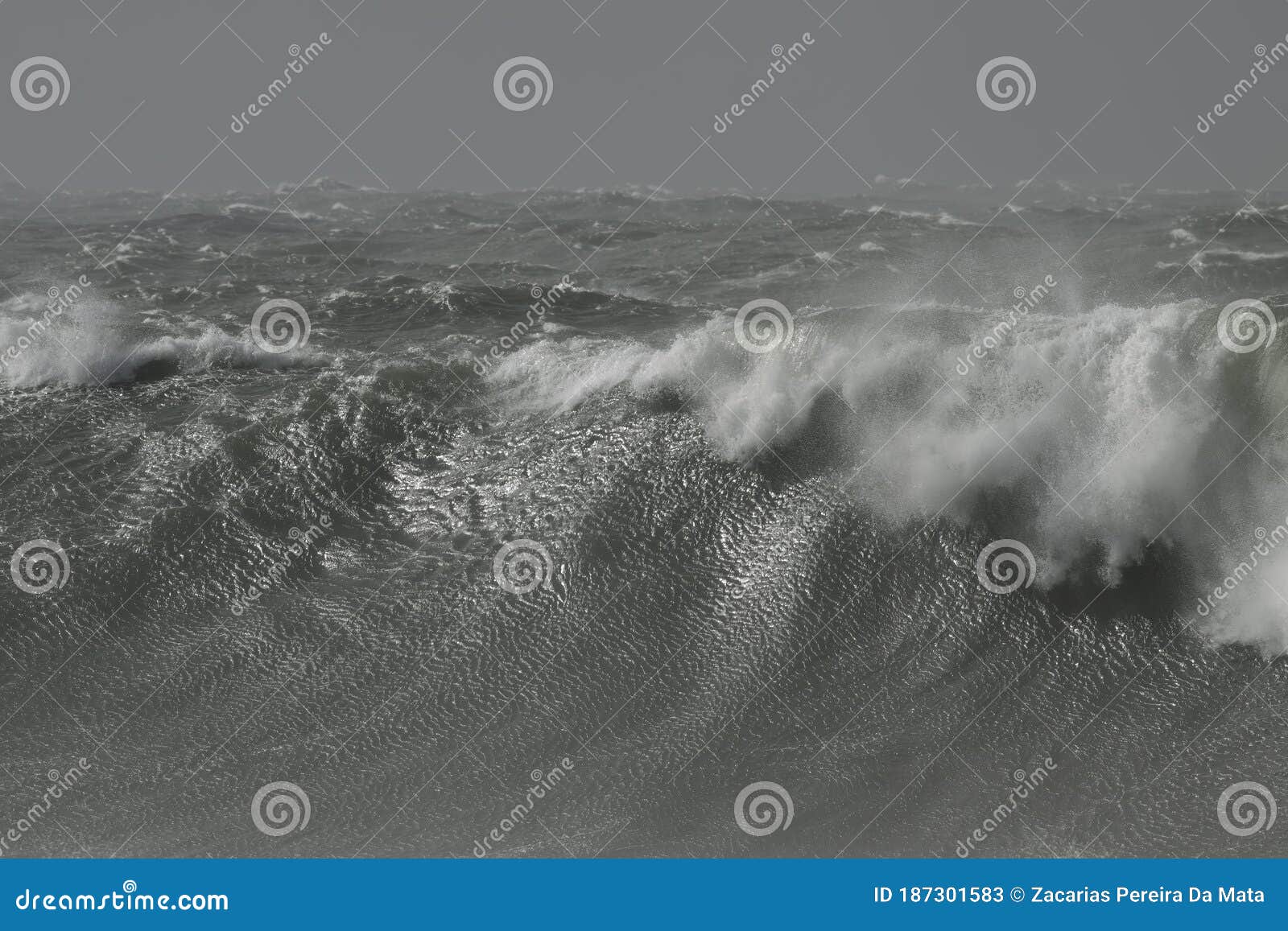 Big stormy sea wave stock image. Image of ripple, landscape - 187301583