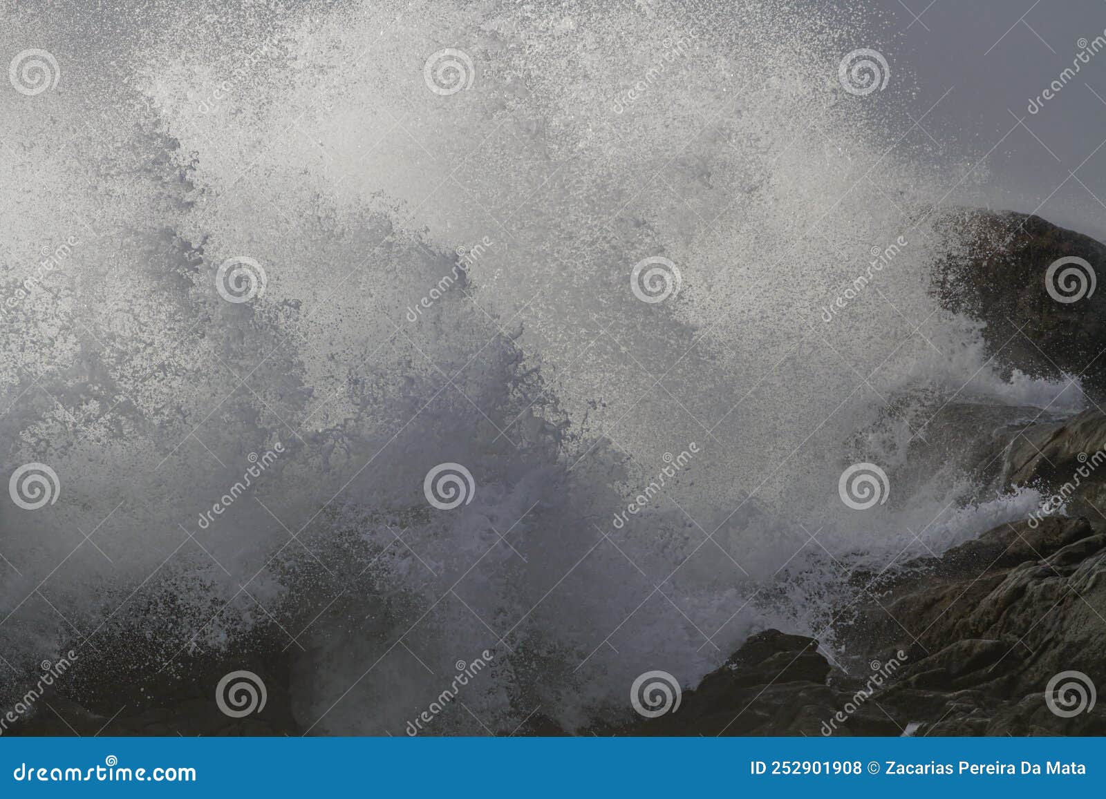 Detailed Stormy Wave Splash Stock Photo - Image of cool, close: 252901908