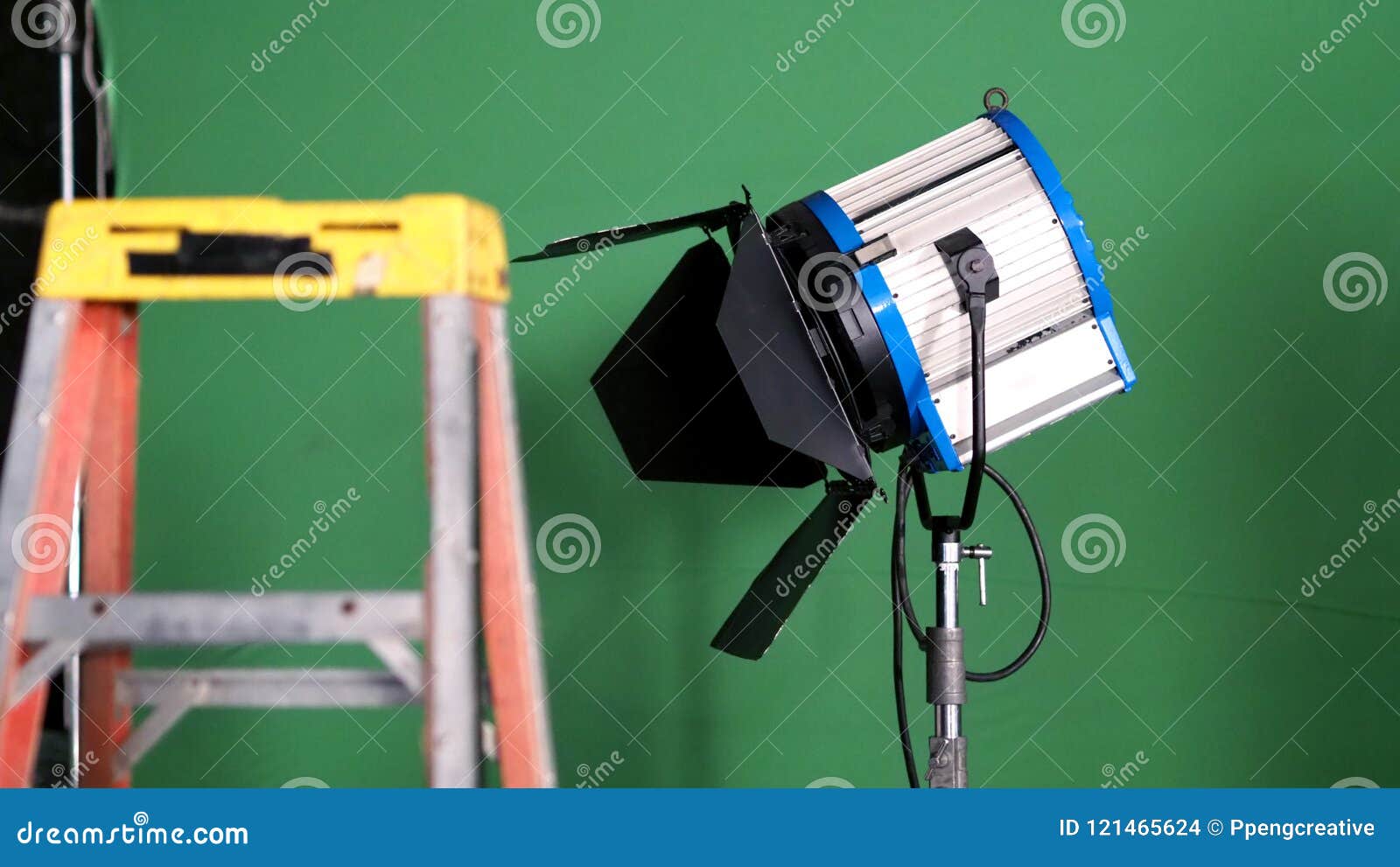 Big Studio Lighting Kit 5000 Watt with Soft Box Stock Photo - Image of ...