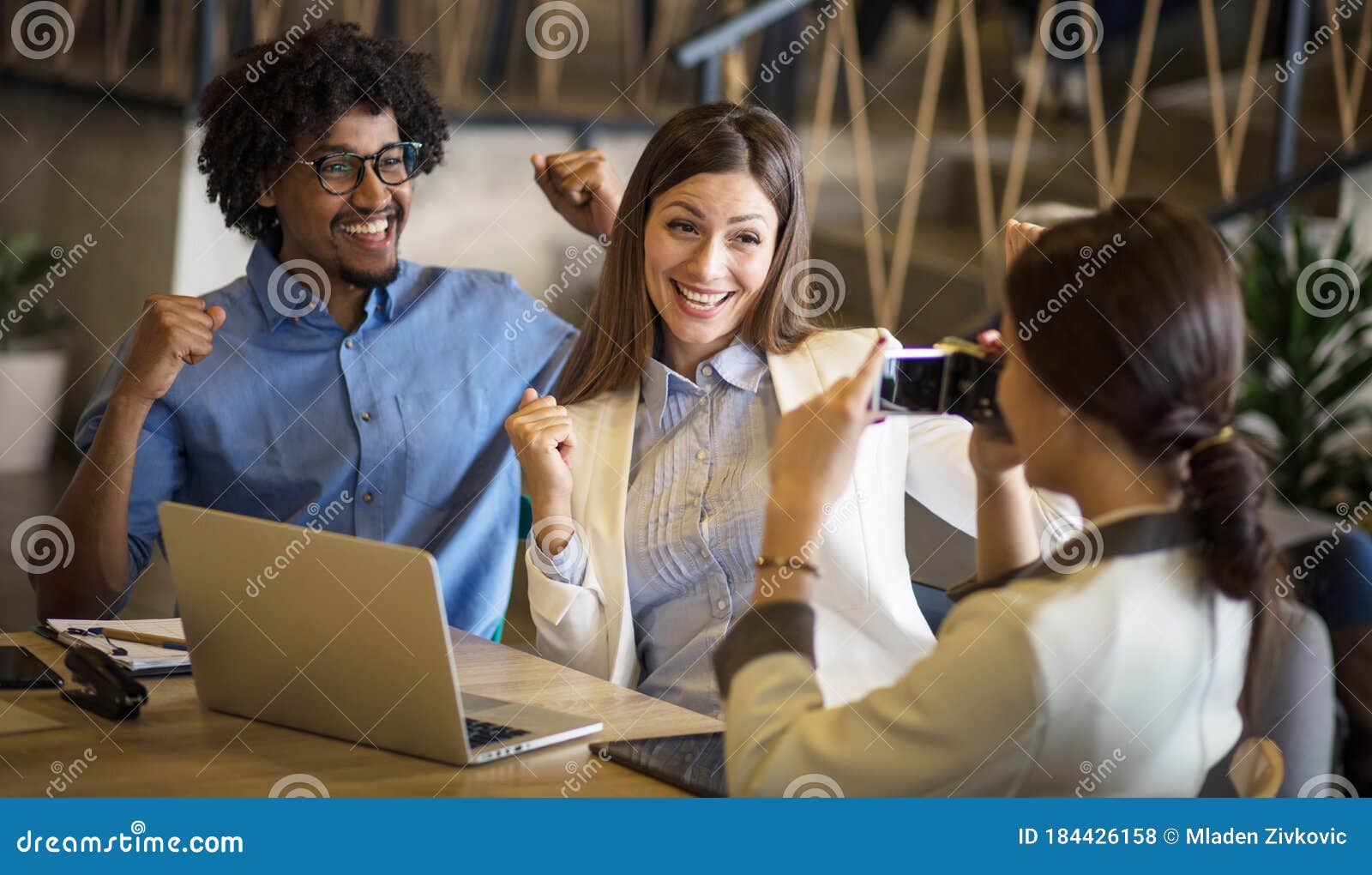 Big successful team stock photo. Image of corporate - 184426158