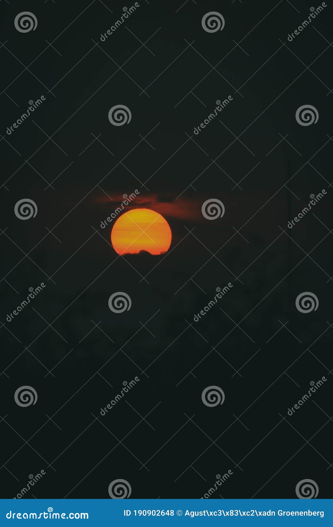 A big sun stock photo. Image of outdoors, night, skyline - 190902648