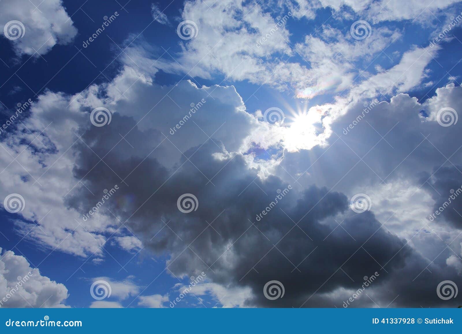 Big sun on the sky stock photo. Image of large, light - 41337928