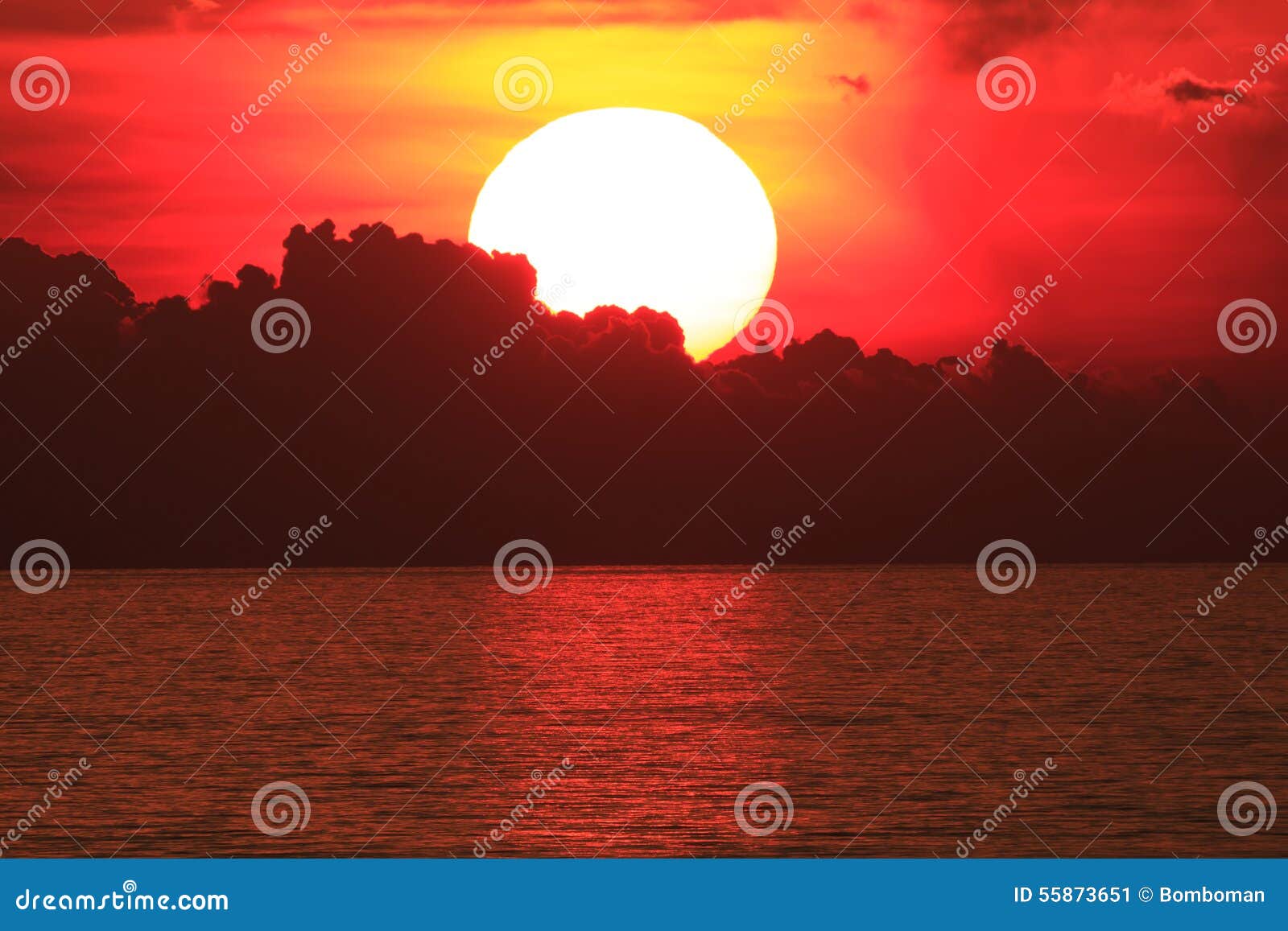 Big Sun on sunset stock image. Image of circle, beauty - 55873651