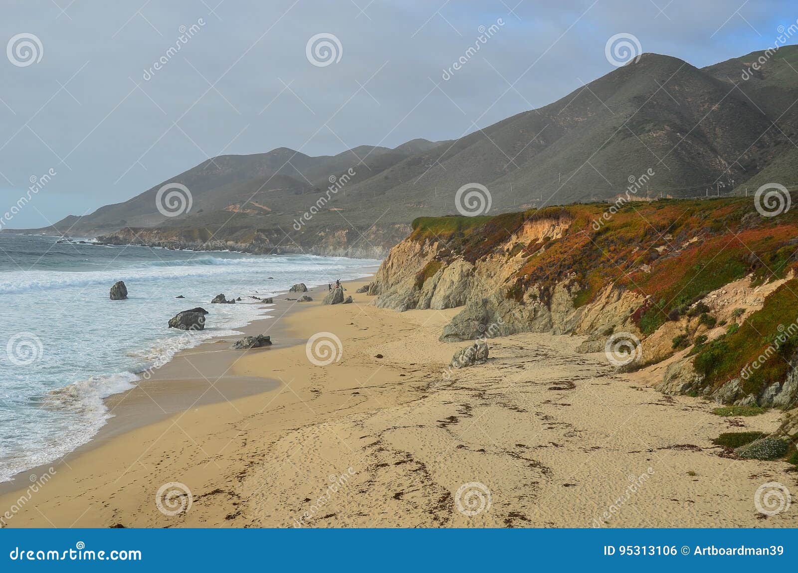 Big Sur, California stock photo. Image of trees, vacation - 95313106