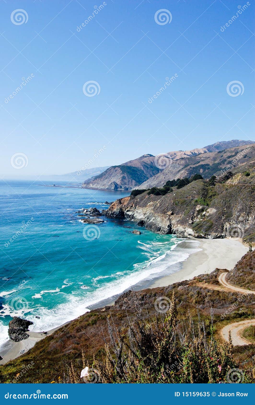 Big Sur Coast 2 stock image. Image of coast, luis, california - 15159635