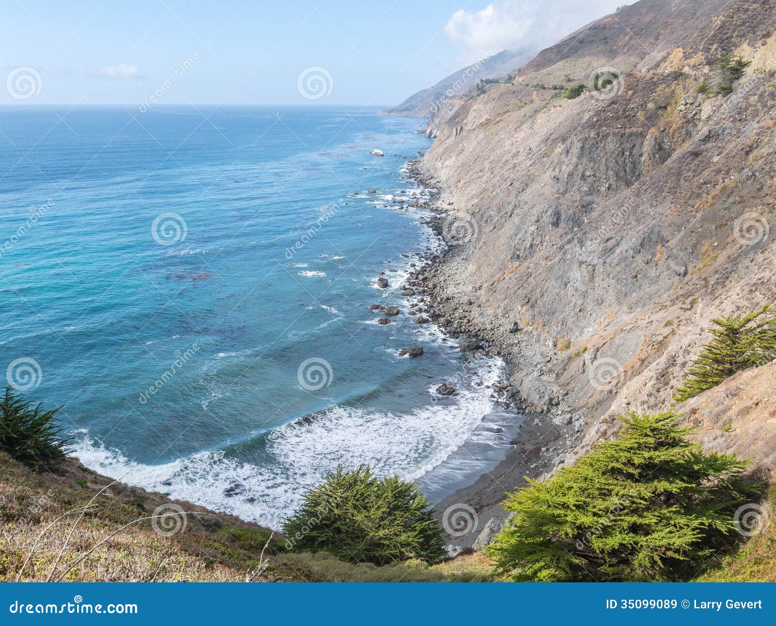 Big Sur View, Ragged Point, California Stock Image - Image of coastal ...