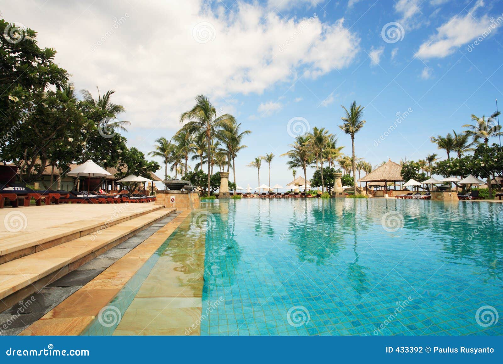 Big Swimming Pool stock photo. Image of relaxation, quiet - 433392