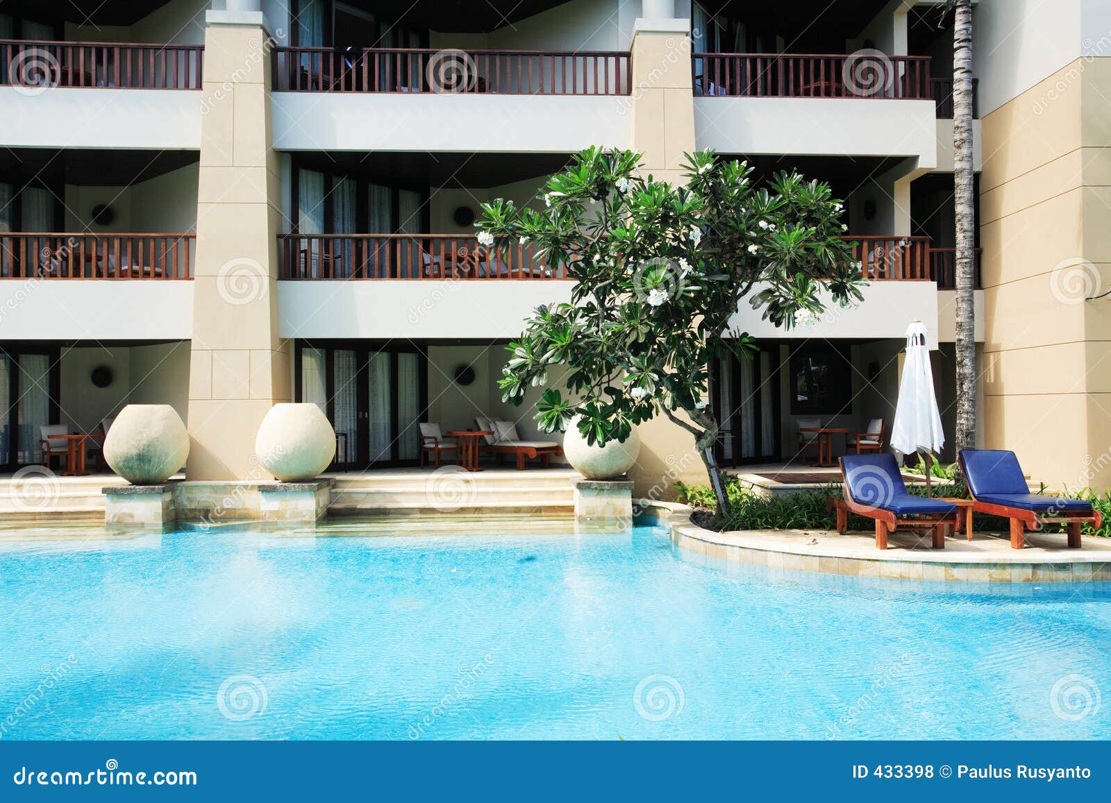 Big Swimming Pool stock photo. Image of coconut, lombok - 433398