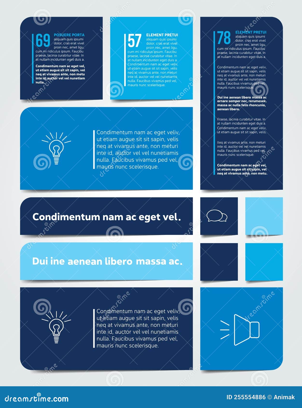 Big Table, Chart, Schedule, Text Banner, Tab Template. Infographics ...