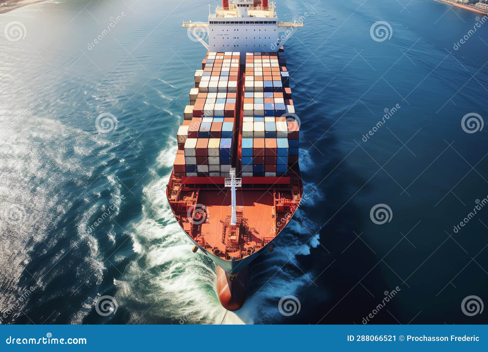 Big tanker, AI generated stock illustration. Illustration of ocean ...