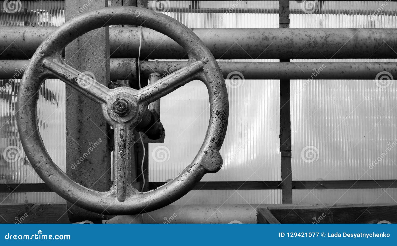 Big Tap with Pipe Closure Valve in the Conservatory Stock Image - Image ...