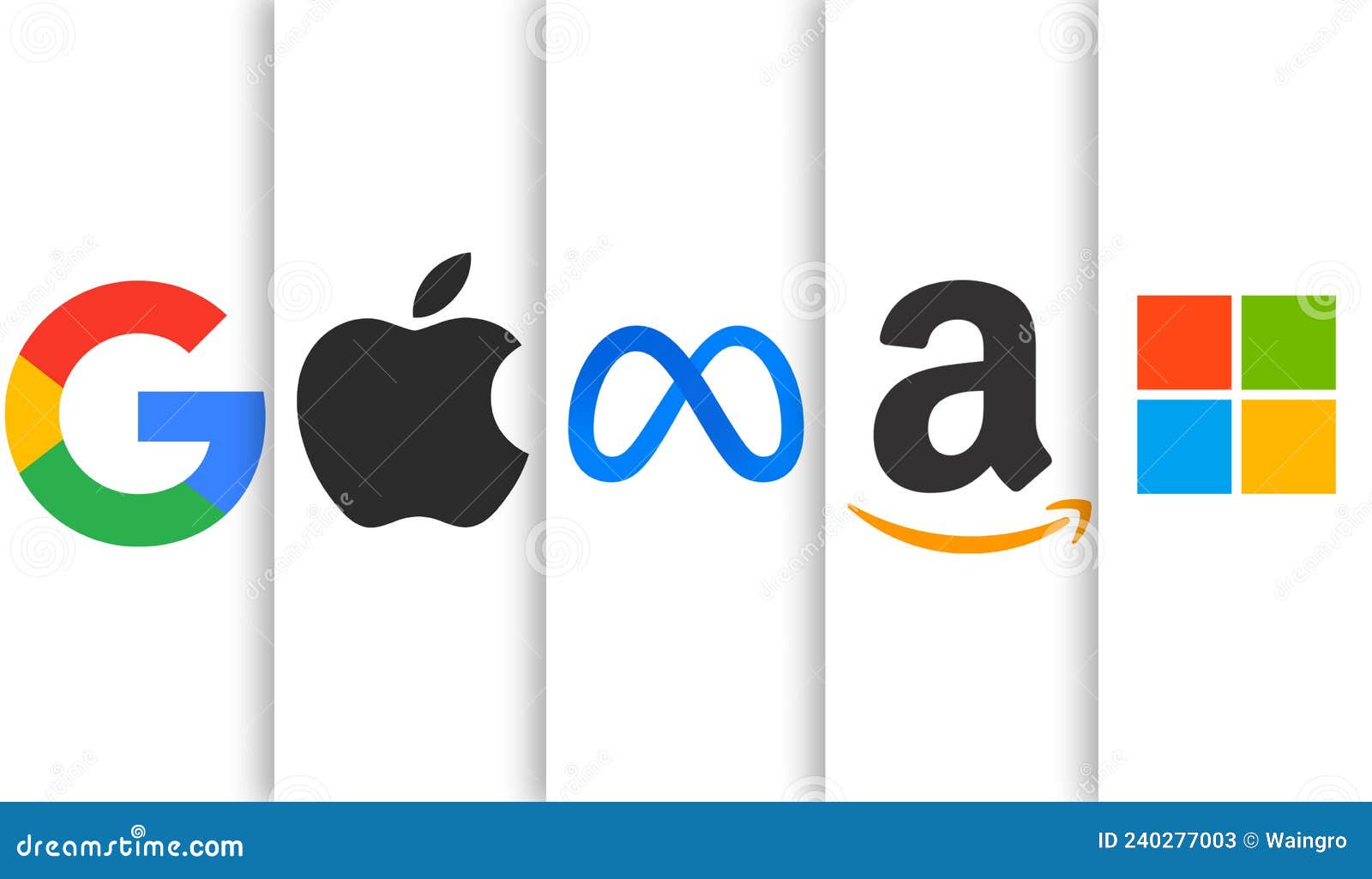 Big Tech - the Biggest Companies in Information Technology Editorial ...