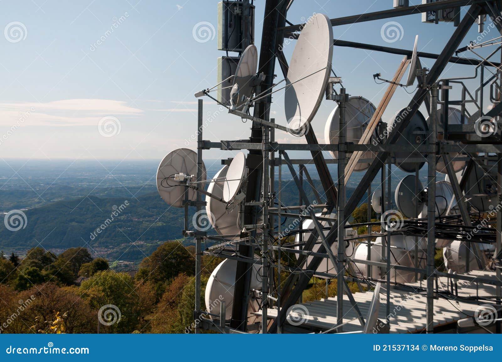 Big television tower stock photo. Image of symbol, frequency - 21537134