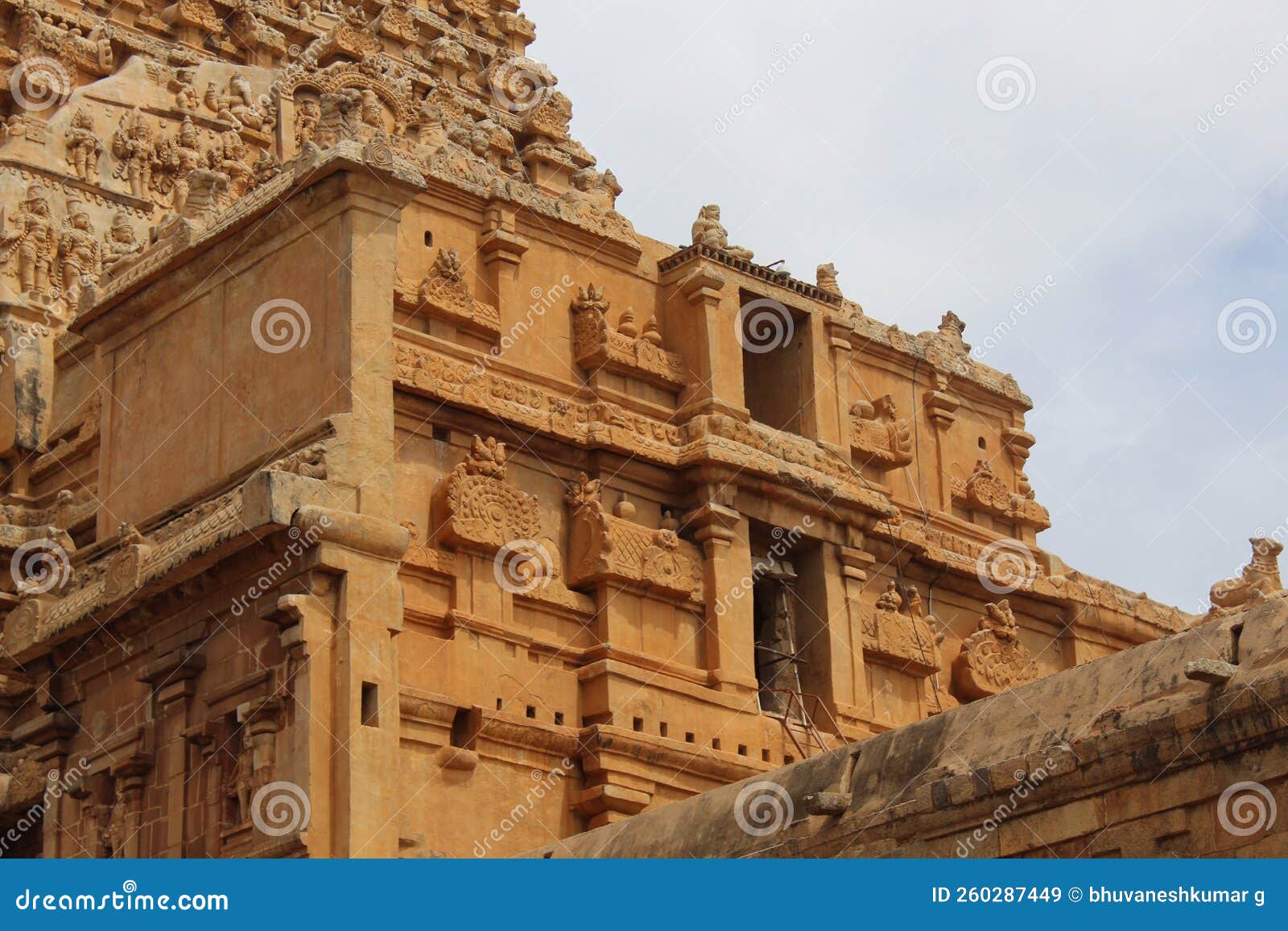 Big temple front view stock image. Image of monastery - 260287449