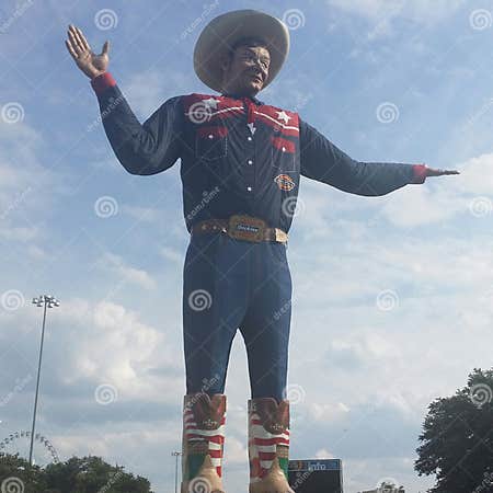 Big Tex. Big in Texas editorial stock image. Image of state - 46952009