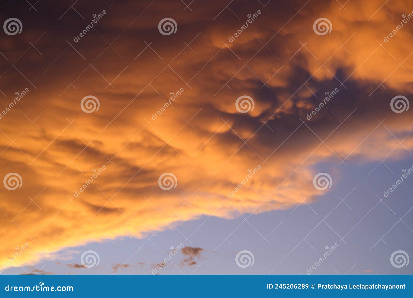 Big Thunderstorm Rain Clouds. Nature Environment Background Stock Image ...