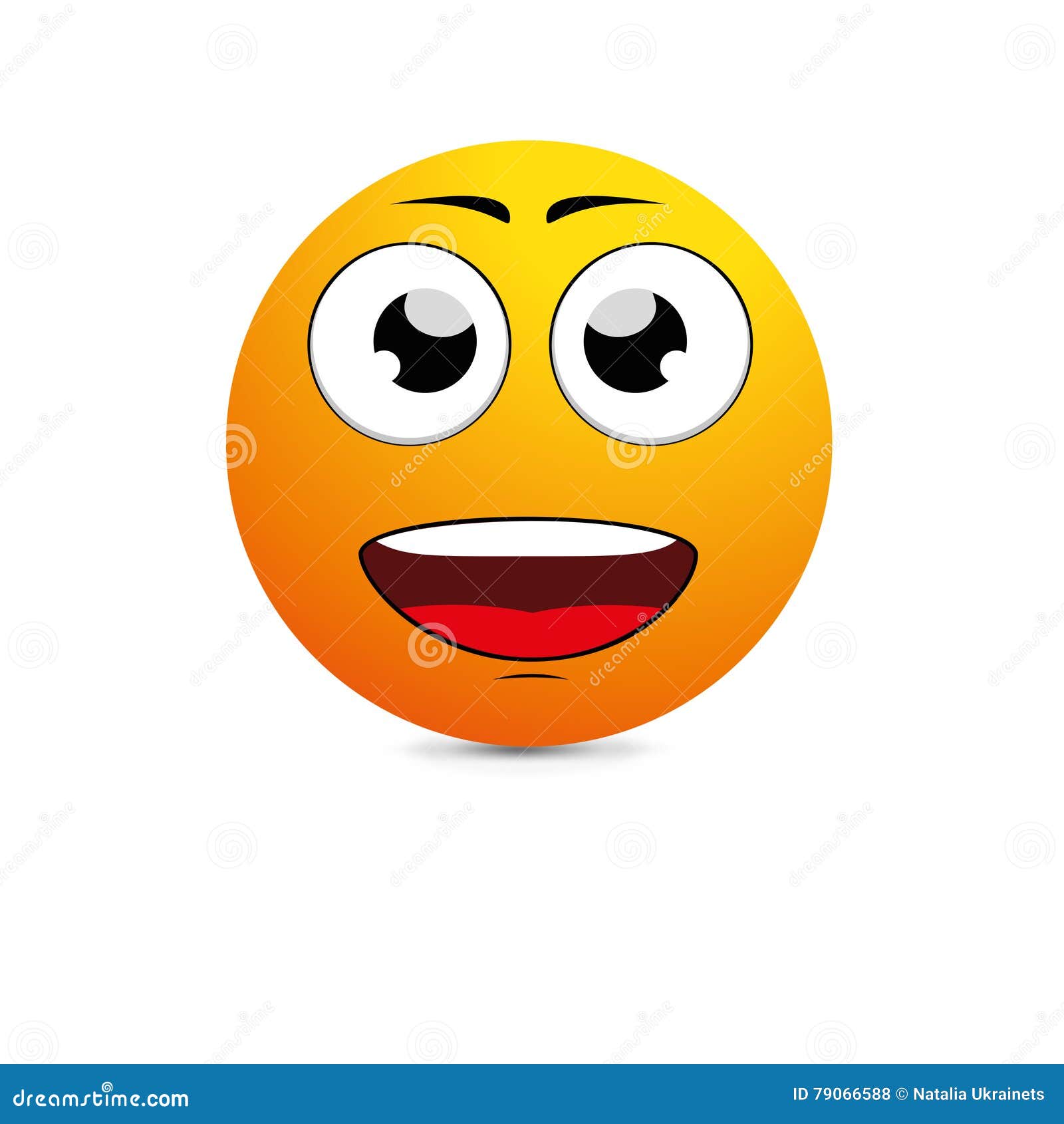 Big toothy smile stock illustration. Illustration of funny - 79066588