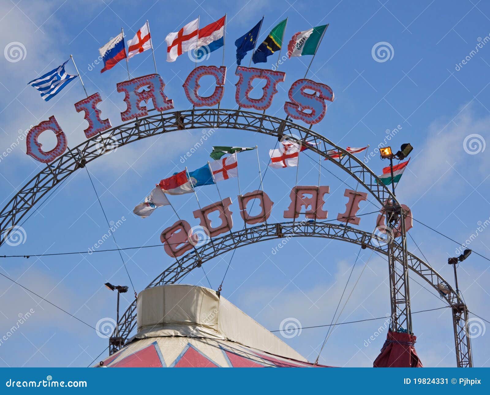 Big Top stock image. Image of marquee, ensign, funfair - 19824331