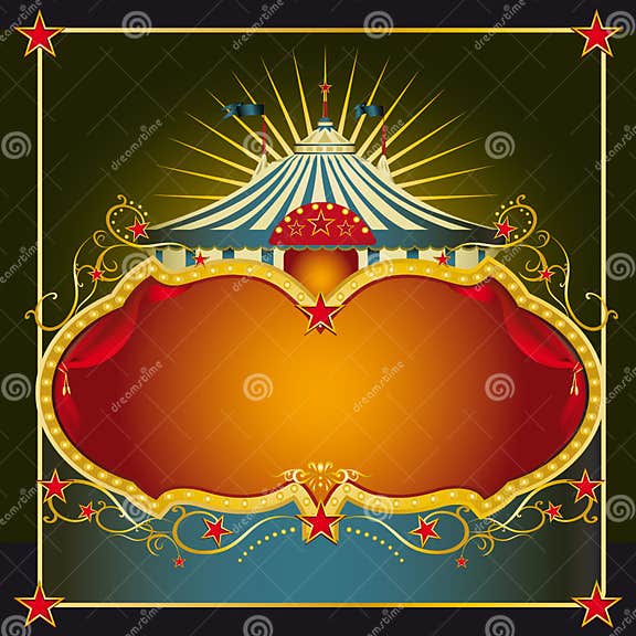 Big top sign stock illustration. Illustration of invitation - 22890314