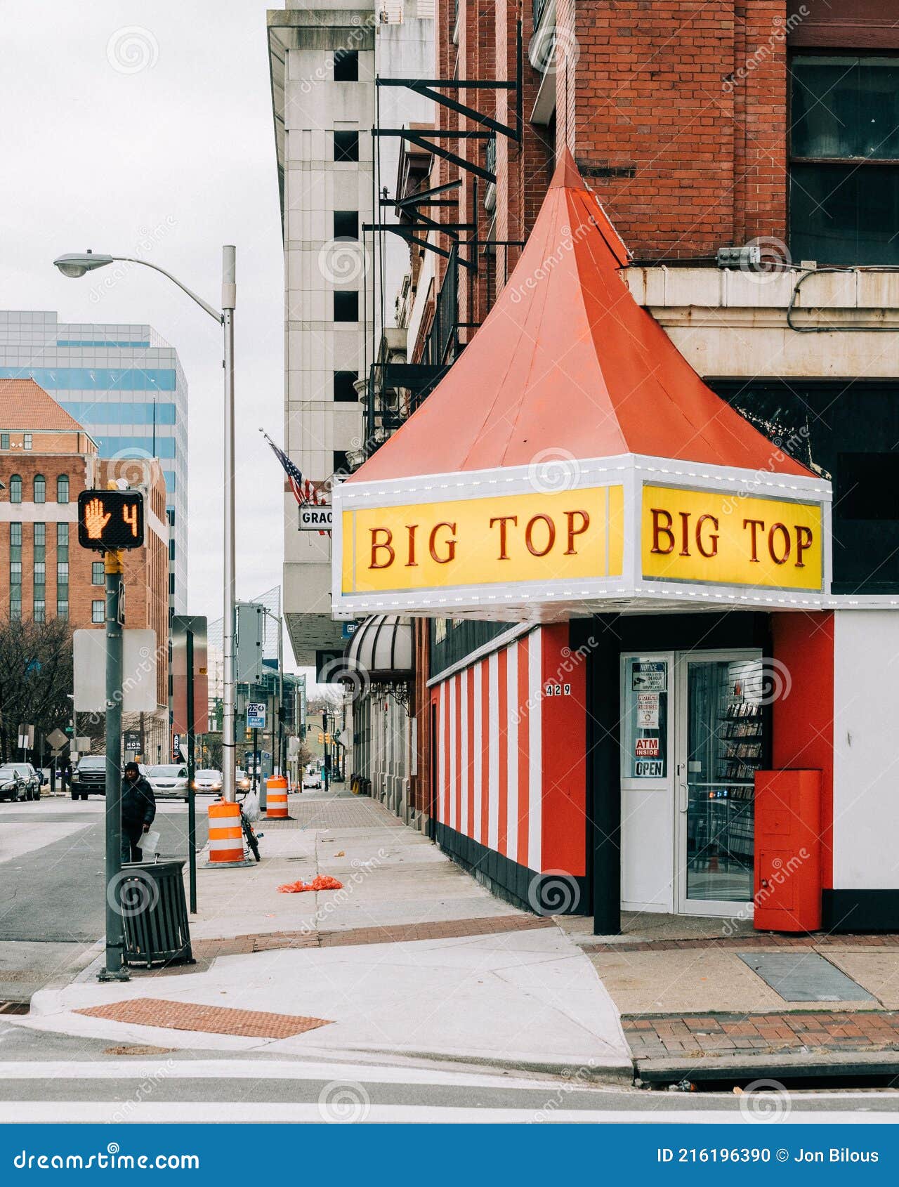 Big Top Sign in Downtown Baltimore, Maryland Editorial Image - Image of ...