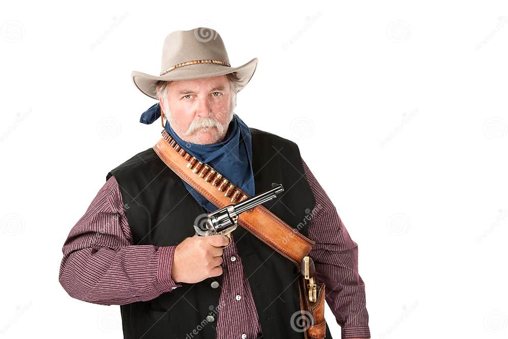 Big and tough cowboy stock image. Image of cowboy, mean - 14252563