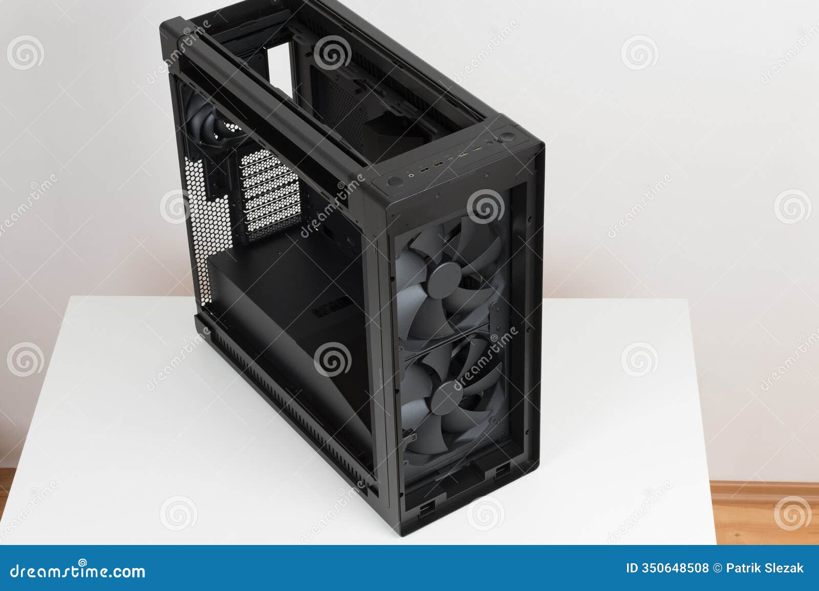 Big Tower, Empty PC Case, Chassis, Photo of the Top of the Computer ...