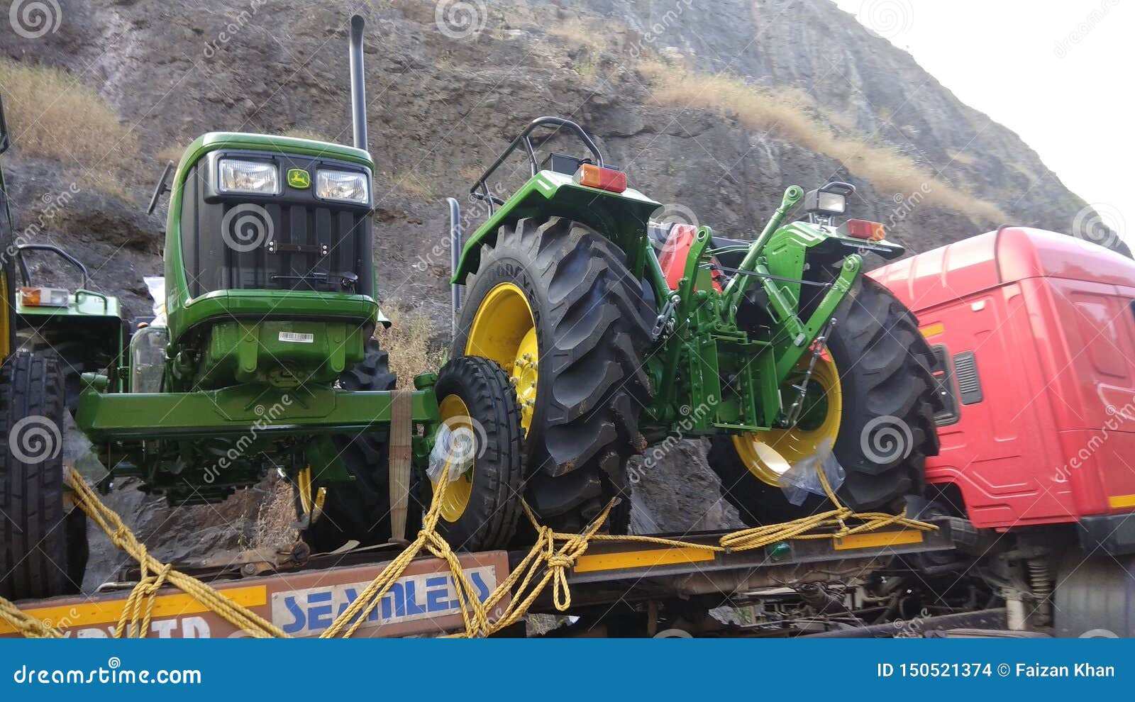 Tractor Stuck In Mud Royalty-Free Stock Photography | CartoonDealer.com ...
