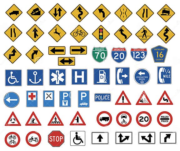 The big traffic sign stock vector. Illustration of icon - 6783515