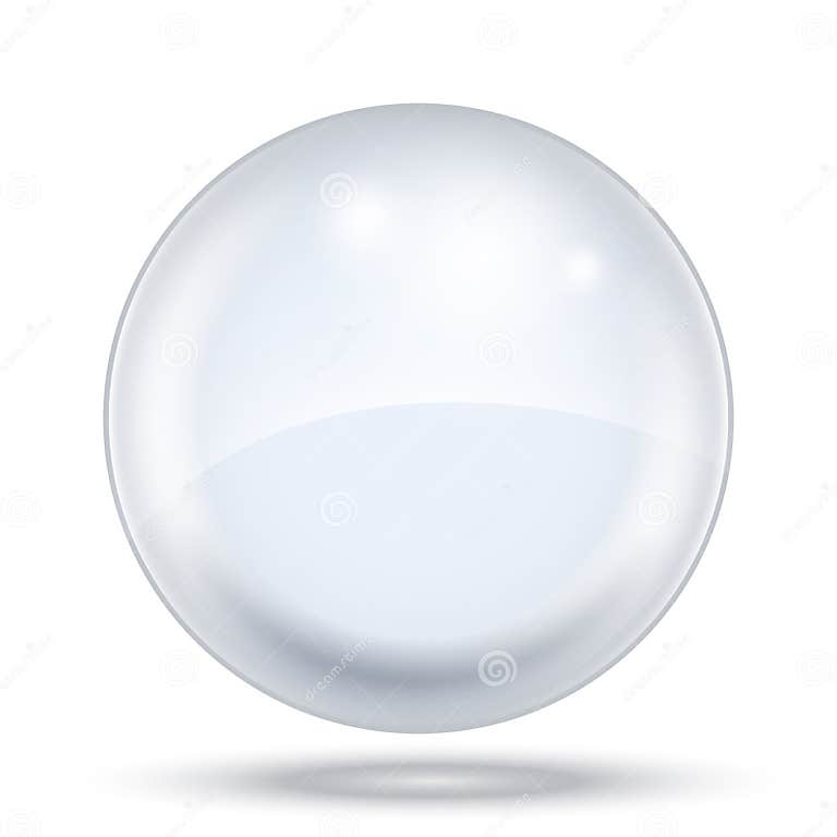 Big Transparent Bubble Template Stock Vector - Illustration of ball ...
