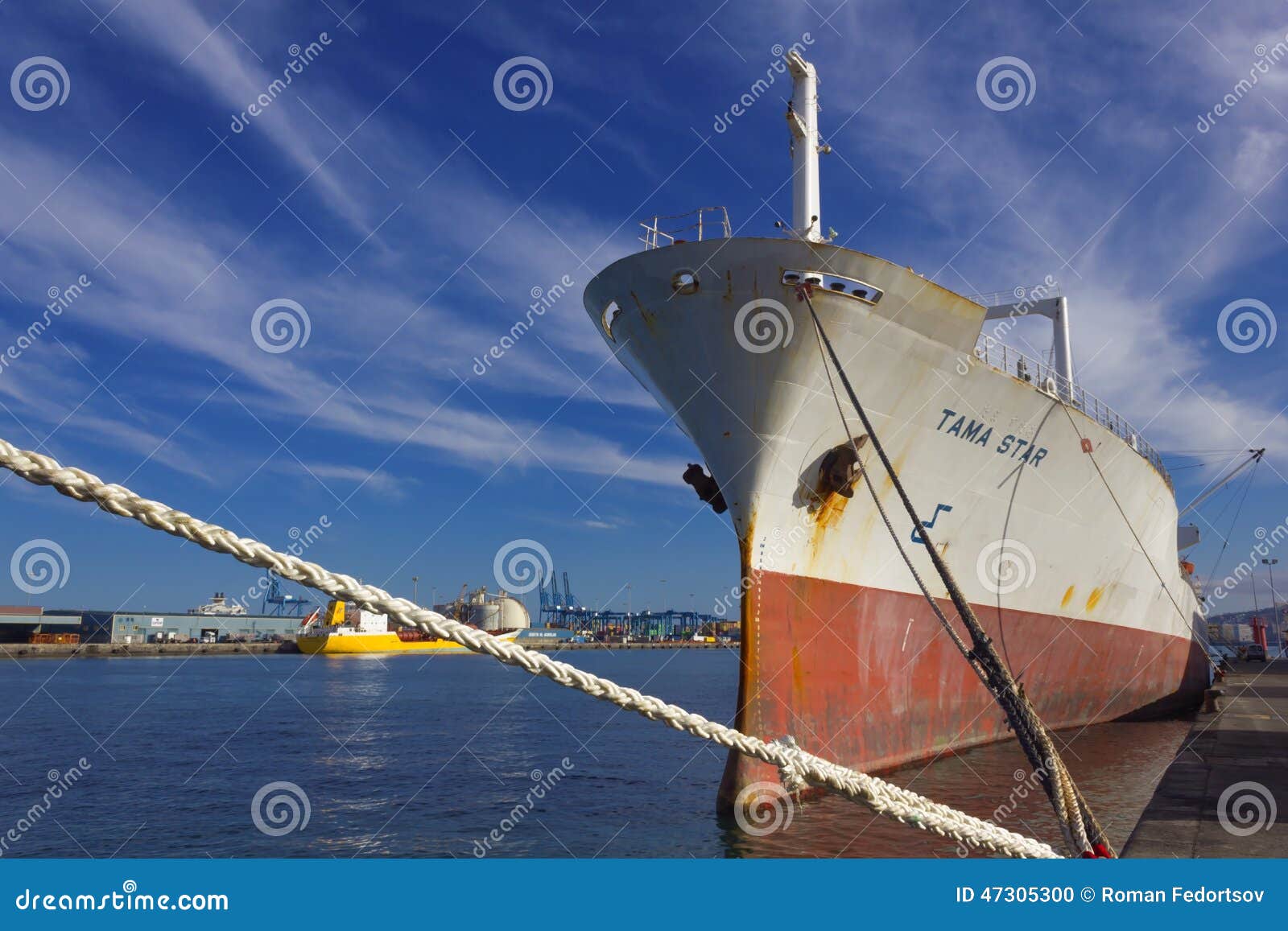 Big transport ship editorial image. Image of pier, berth - 47305300