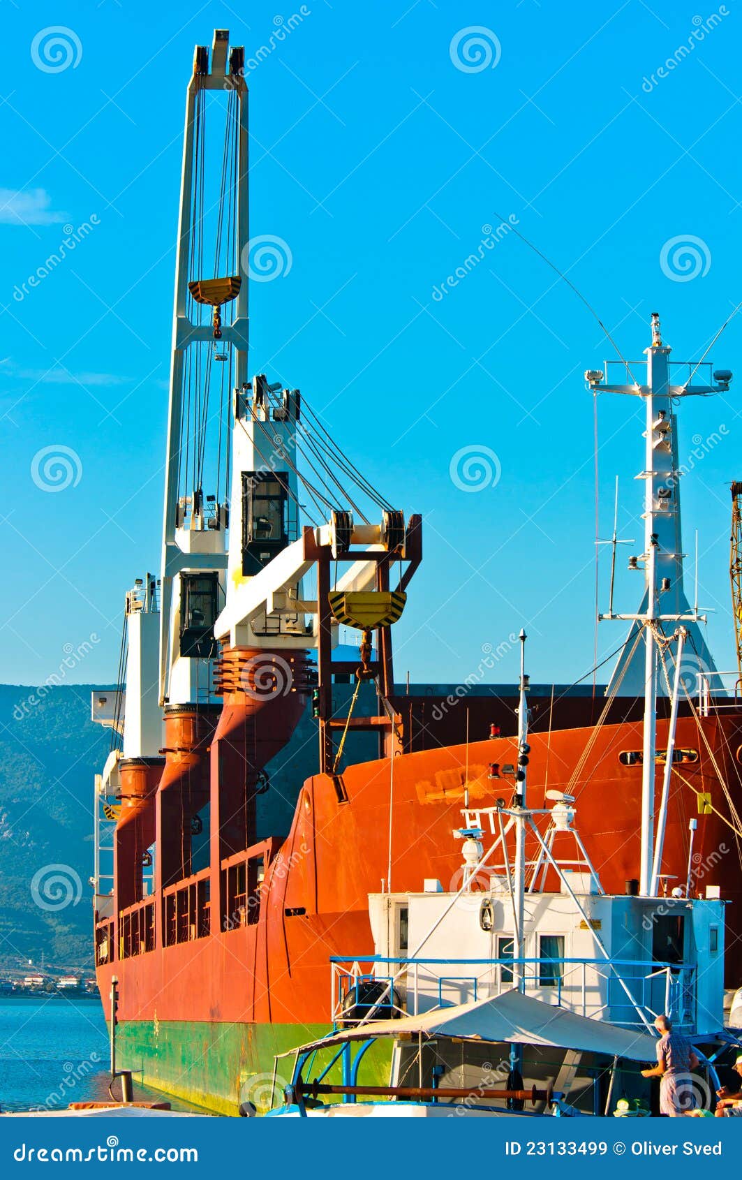 Big transportation boat stock image. Image of metal, large - 23133499