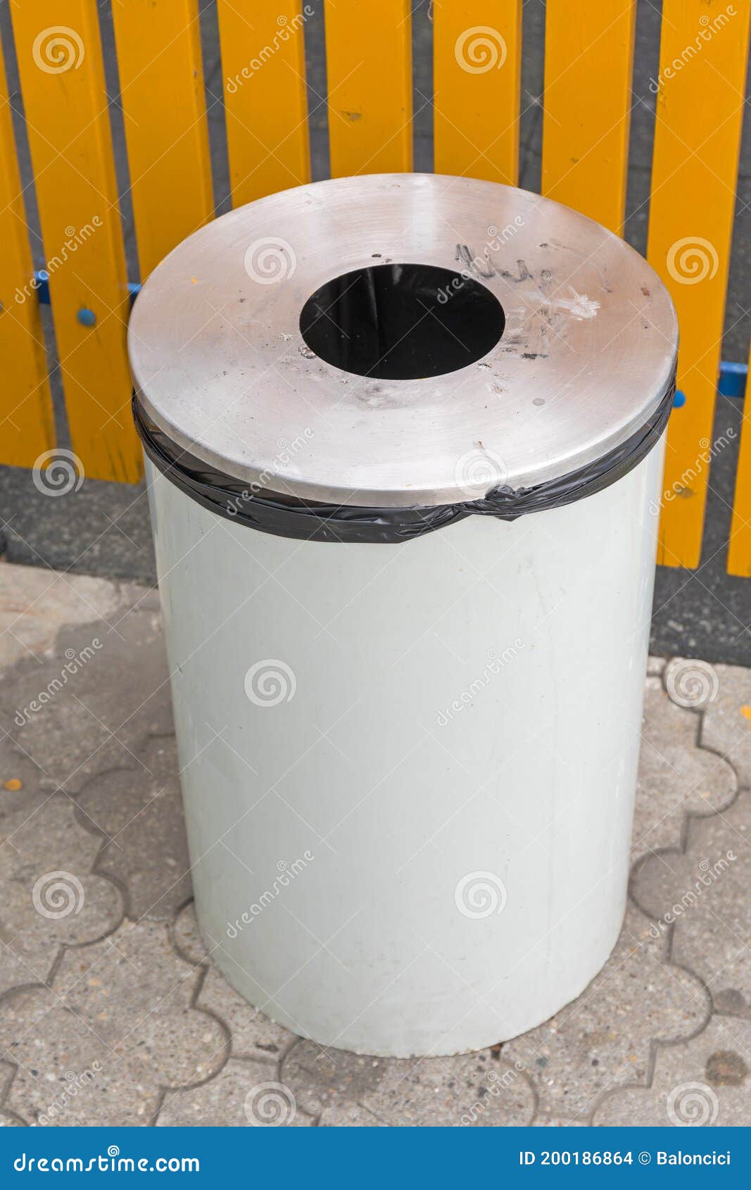 Big Trash Bin stock photo. Image of street, recycle - 200186864