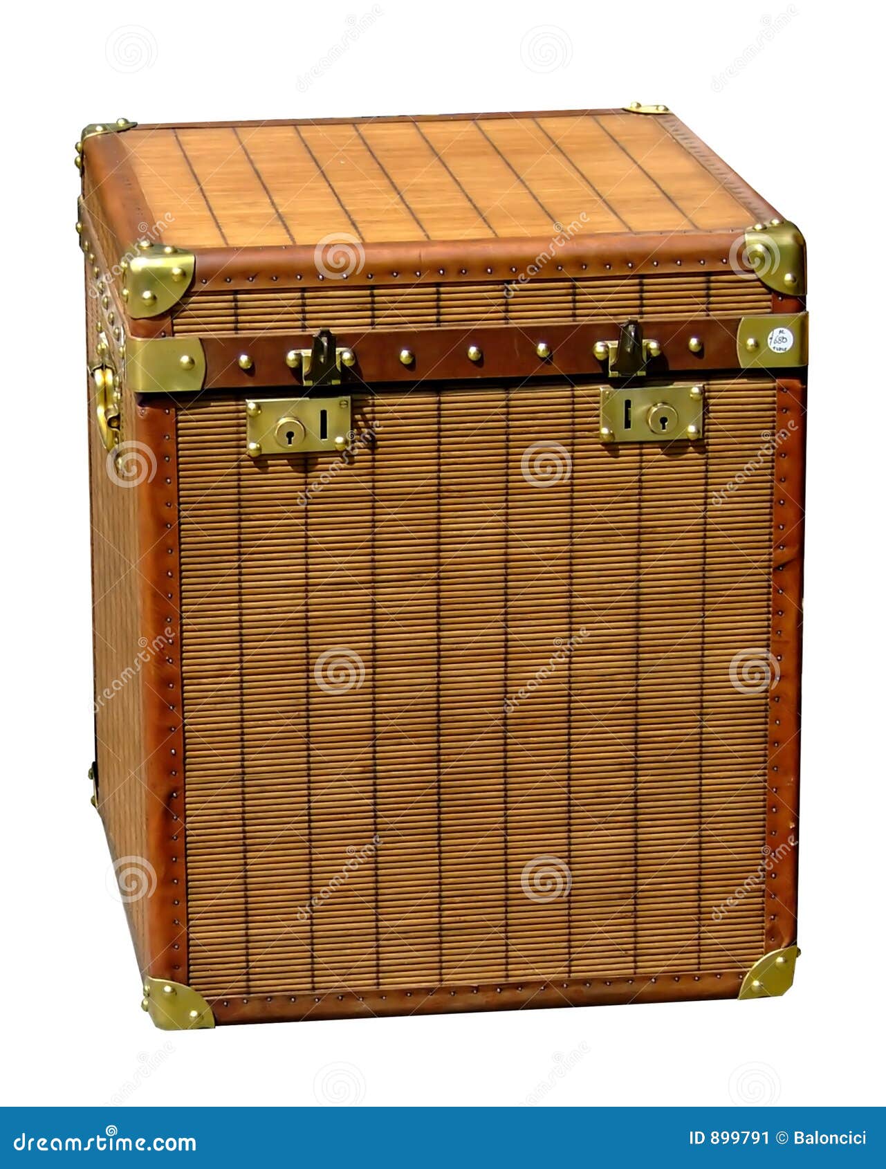 Big Travel Trunk stock image. Image of brown, cube, trunk - 899791