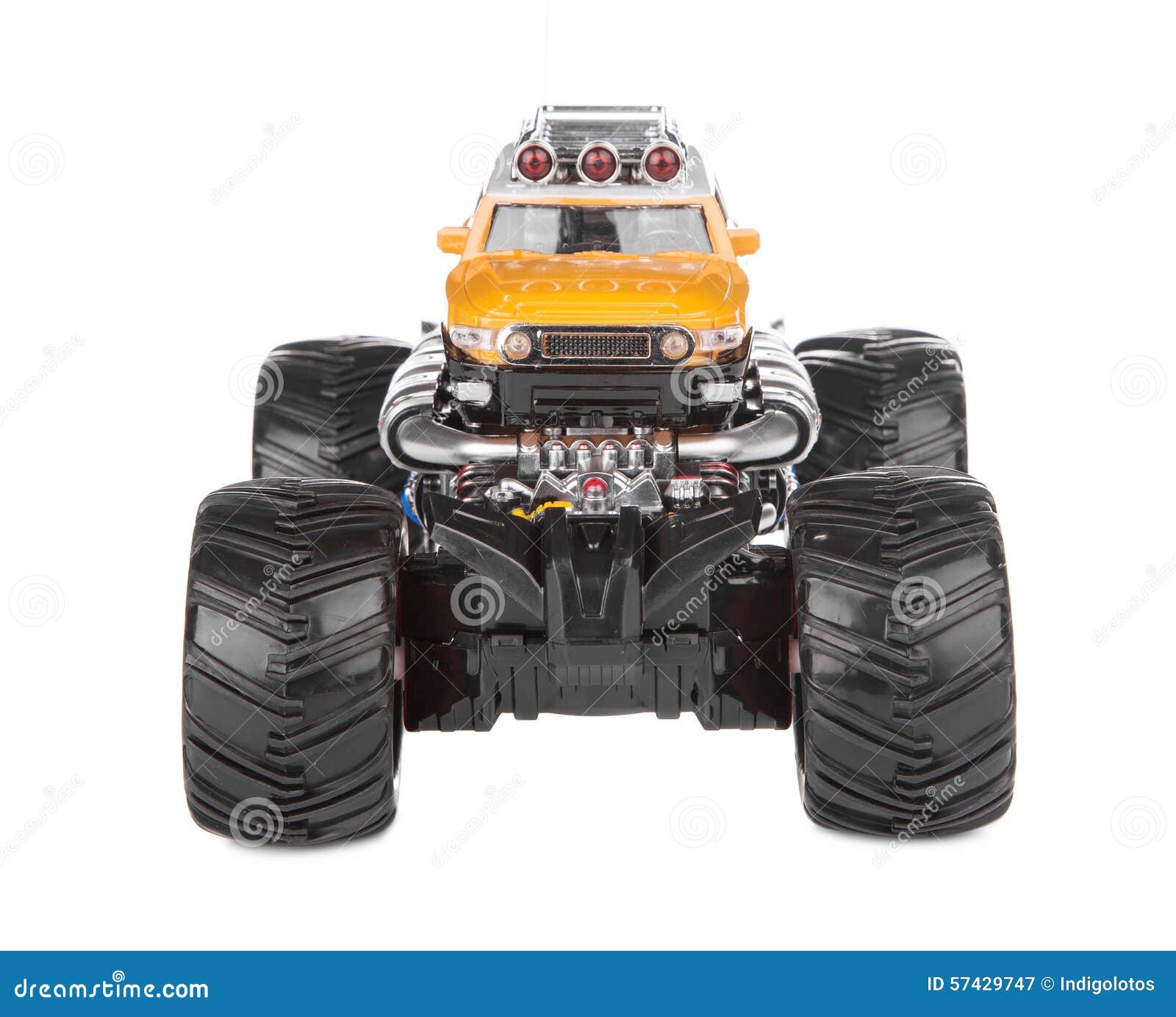 Big truck toy. Front view stock image. Image of toys - 57429747