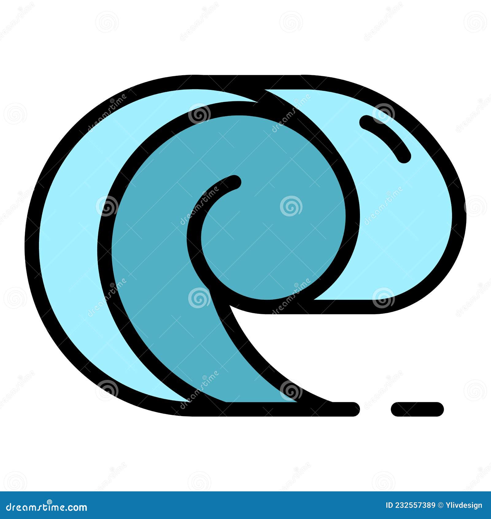 Tsunami Icon Vector Sign And Symbol Isolated On White Background ...