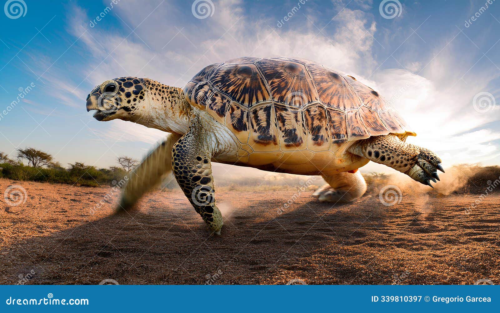 Big turtle picture stock illustration. Illustration of tortoise - 339810397
