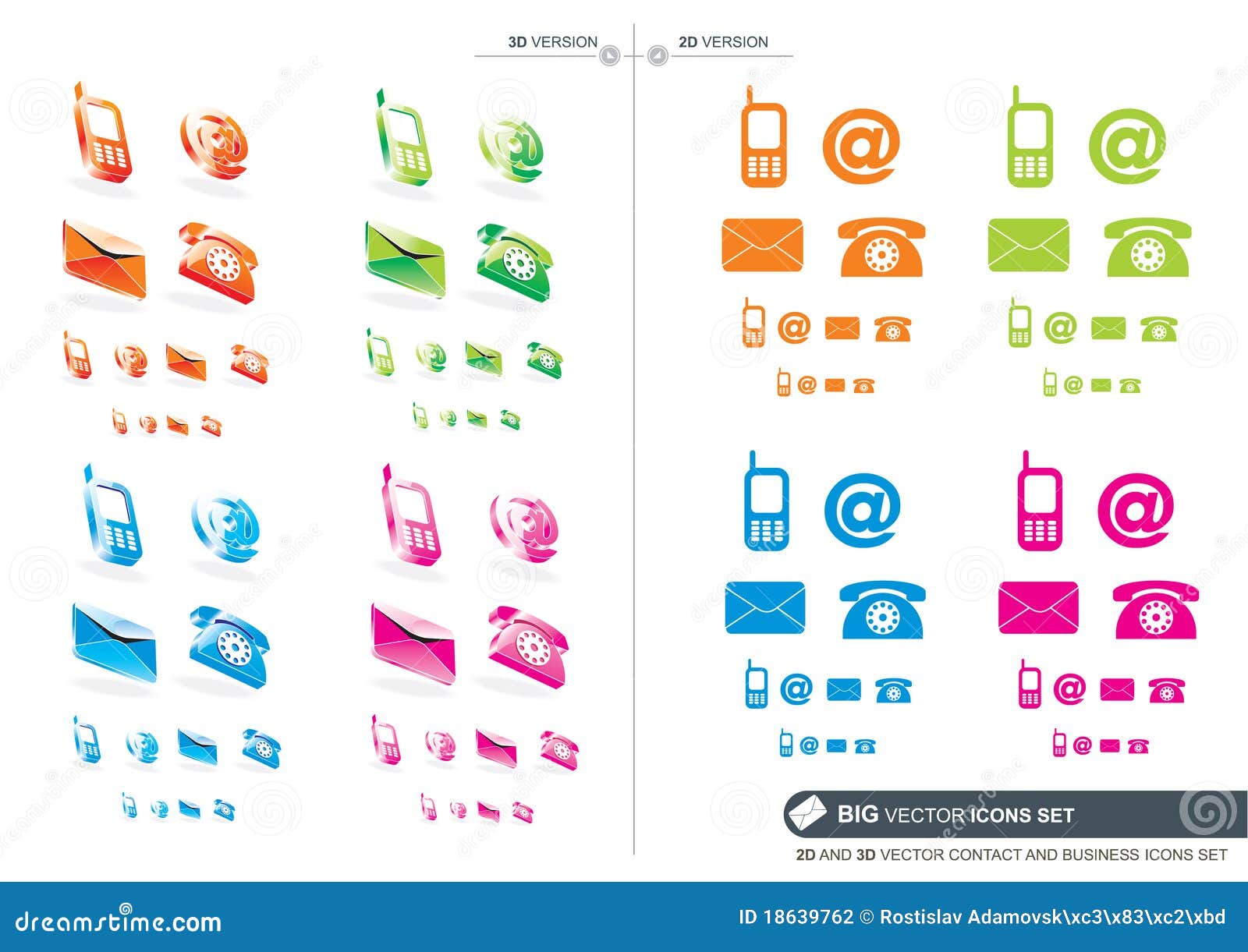 BIG Vector Icons Set stock vector. Illustration of connection - 18639762