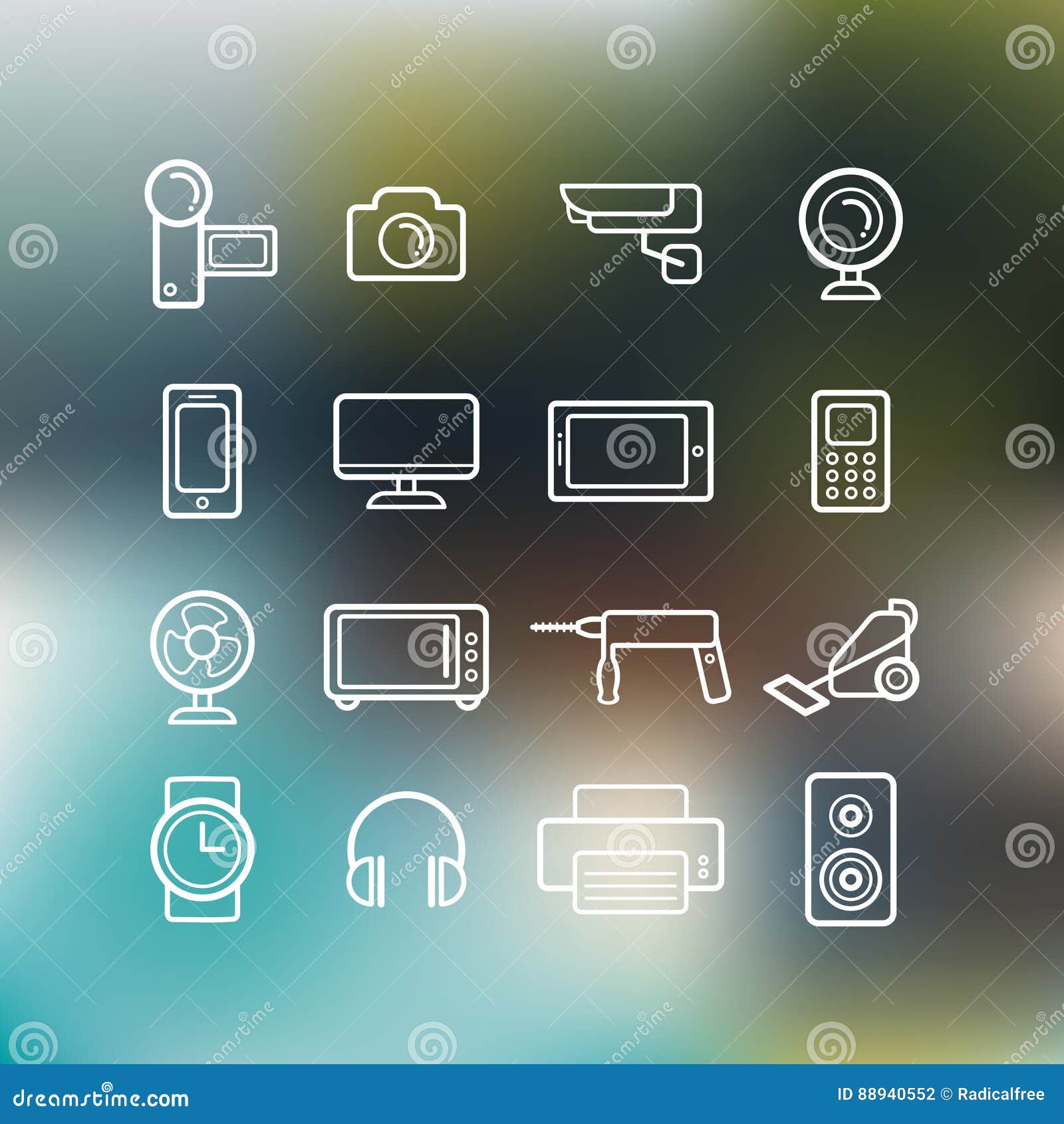 Big Vector Set of Electrical Engineering, Household Appliances and ...