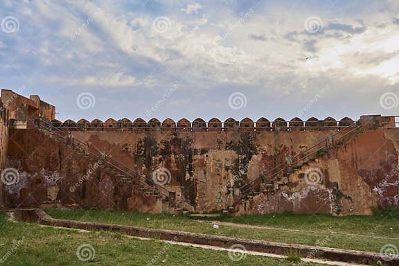 A big wall of a fort stock image. Image of wonder, peaceful - 277340285