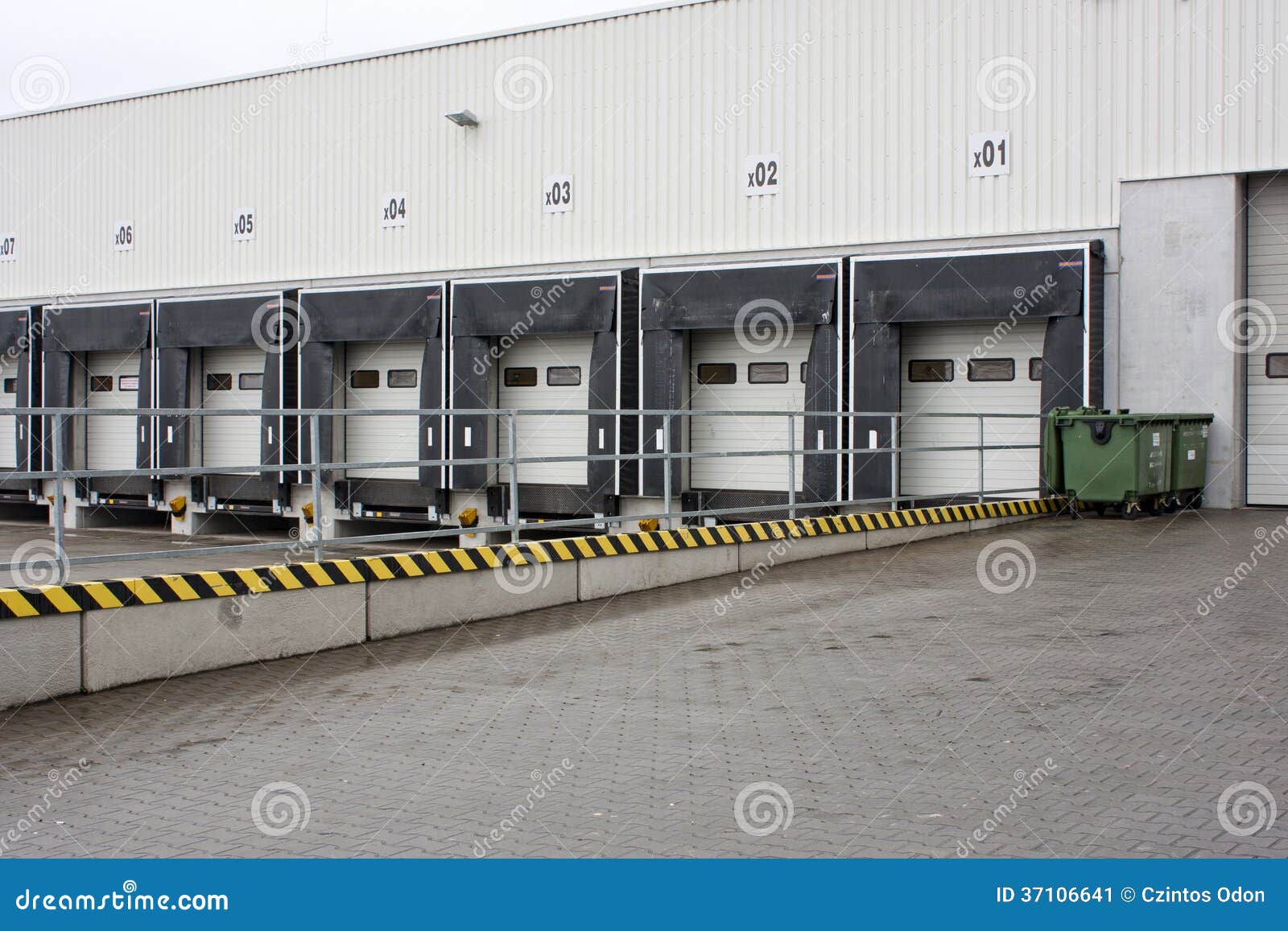 Big warehouse stock image. Image of exterior, architecture - 37106641