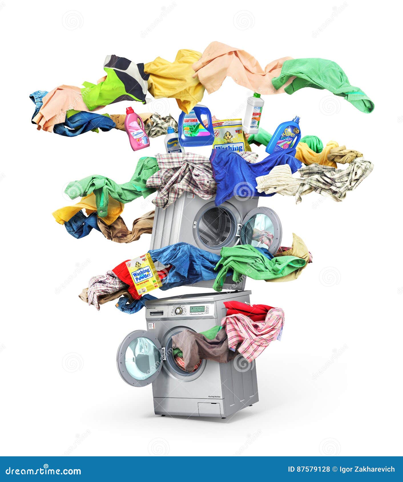 Clothes Flying Washing Machine Stock Photos - Free & Royalty-Free Stock ...