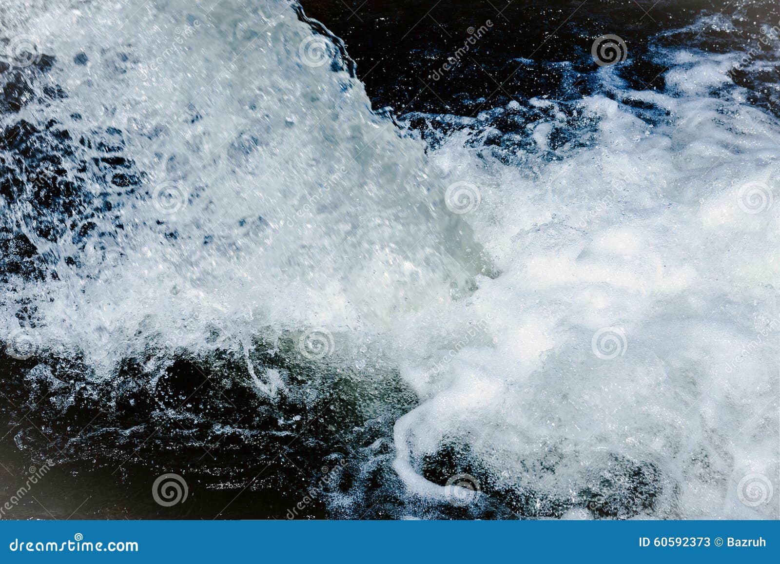 Big water flow stock image. Image of surf, waterfall - 60592373
