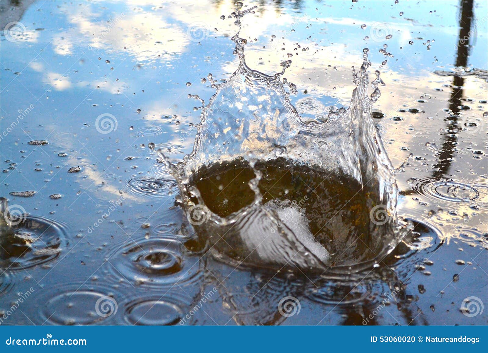 Big water splash stock photo. Image of nature, amazingnature - 53060020